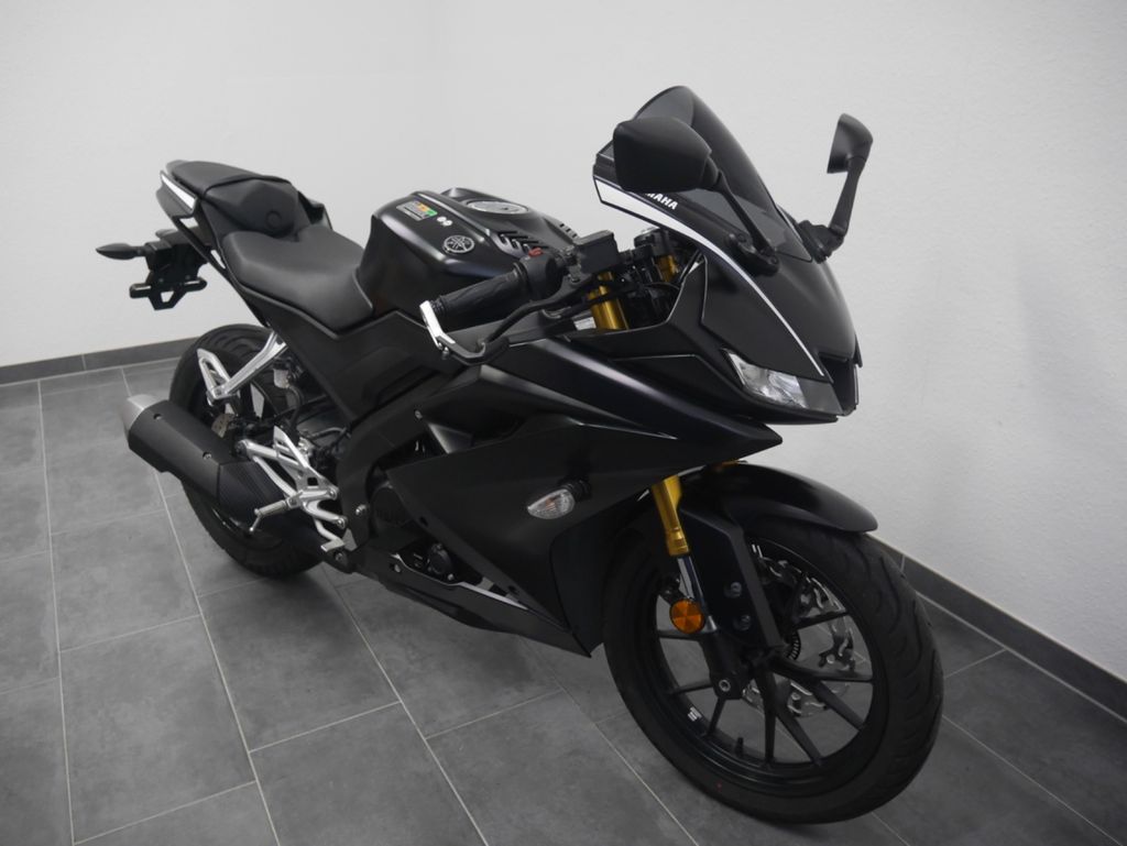 Verwunderlich Yamaha Yzf R125 Matt Schwarz Ebenbild