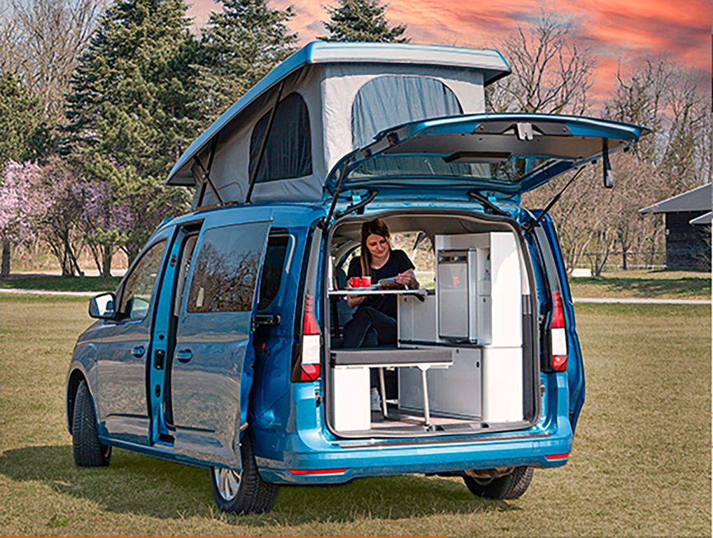 Elegantes Caddy Camper Gebraucht Ebenbildnull