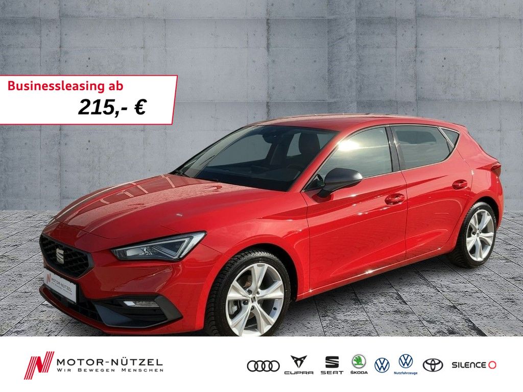 Seat Leon 1.0 eTSI DSG FR LED+NAV+APP+SHZ+RFK+GRA+17" ab 215,97 Euro ...